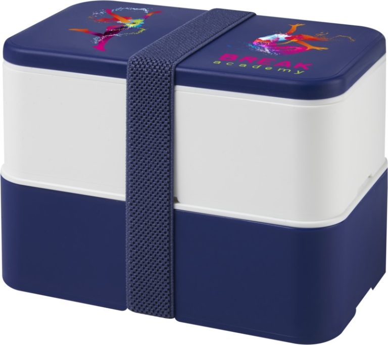 BPA-free fully recyclable 700 ml double layer lunch box - BX Merchandise
